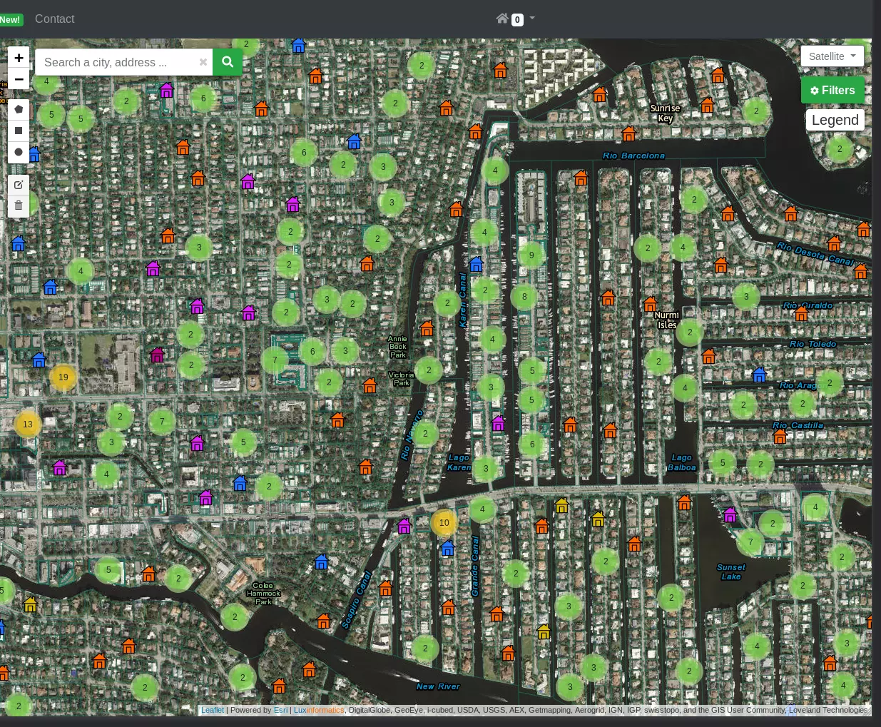 Real estate map search project - Cosmic HPC